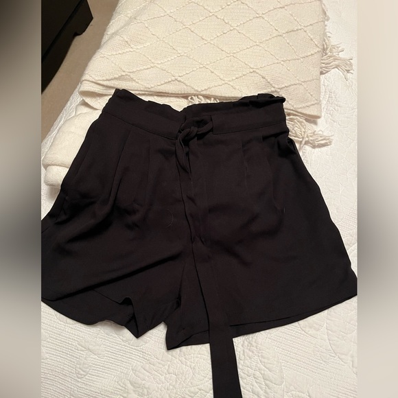 DR2 | Shorts | Paper Bag Tie Black Shorts | Poshmark